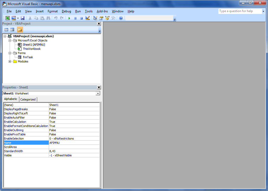 Membuat Menu pada userform Excel - cara tips Membuat Menu pada userform Excel - cara tips