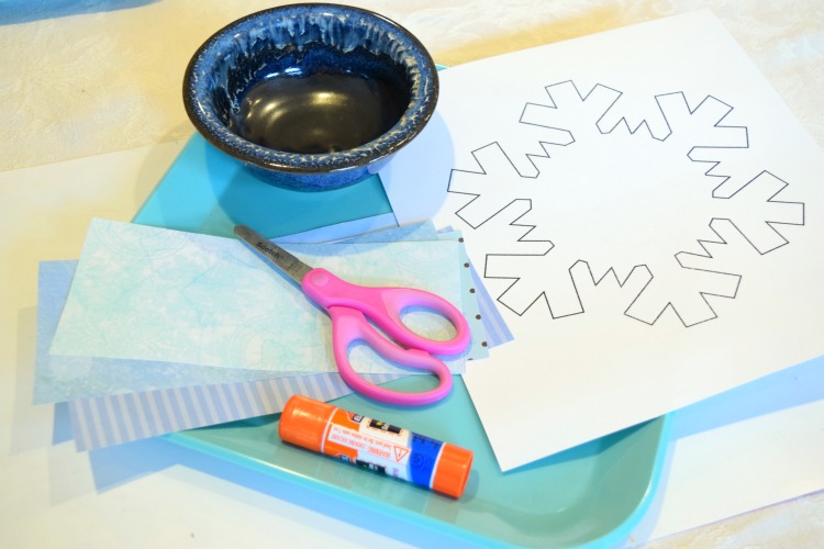 Negative Space Paper Collage Snowflakes | What Can We Do With Paper And ...