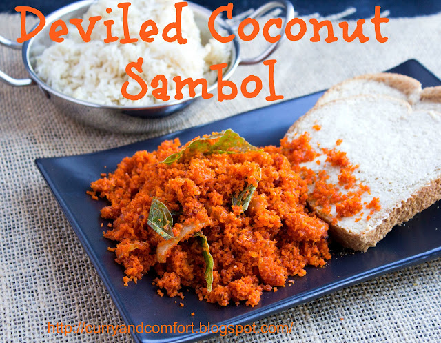 Kitchen Simmer: Deviled Coconut Sambol (Fried Pol Sambol)