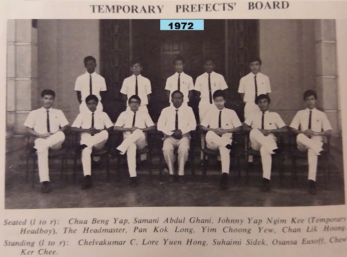 Let Us Now With Thankfulness®: 1971-1972. THE VI PREFECTS' BOARD - PART 1
