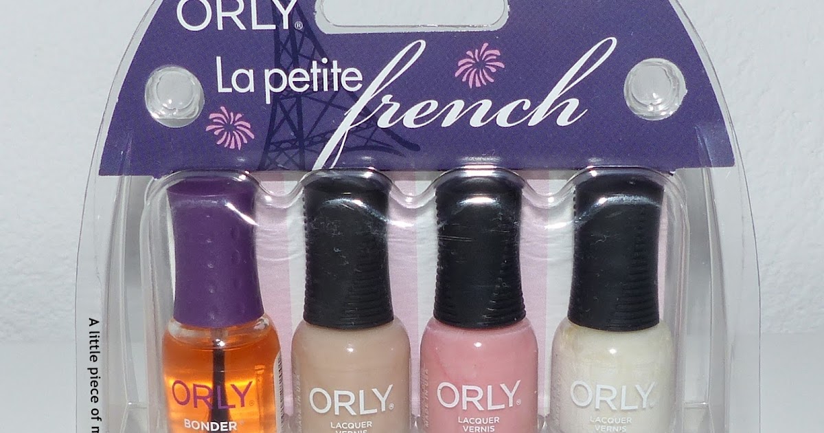 A little piece of me: NOTD with Orly: Minnie's bow