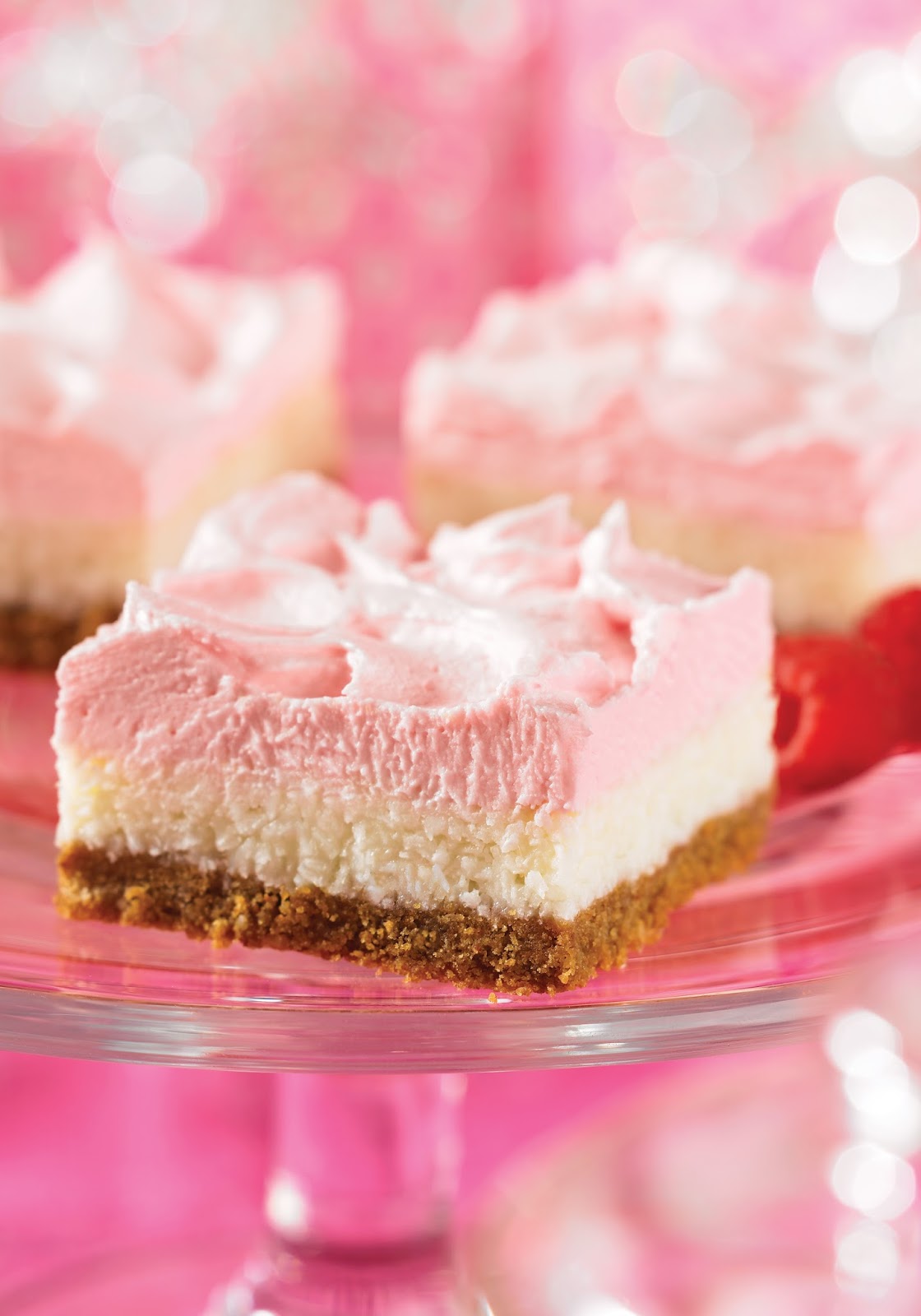 pink coconut squares | small batch baking