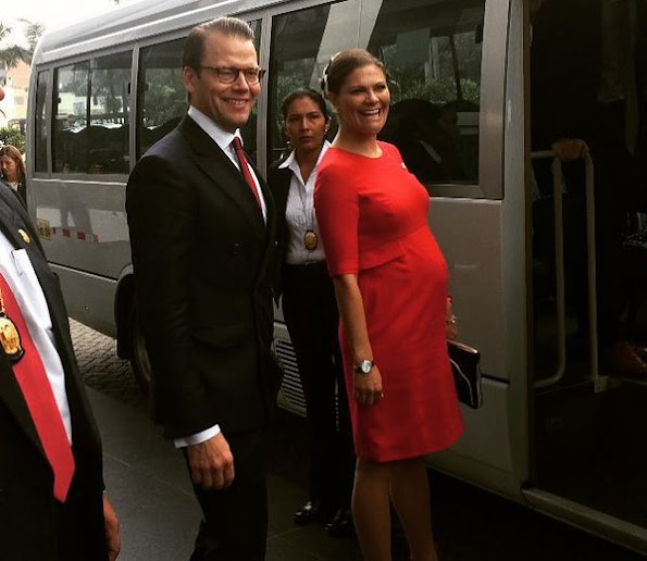 Princess Victoria and Prince Daniel Visit Peru - 1st Day