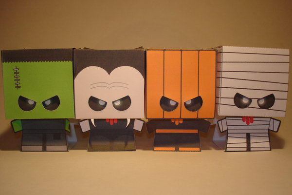 Cool Pencil Case Free Kawaii Halloween Papercraft Templates Cool Pencil Case Free Kawaii Halloween Papercraft Templates