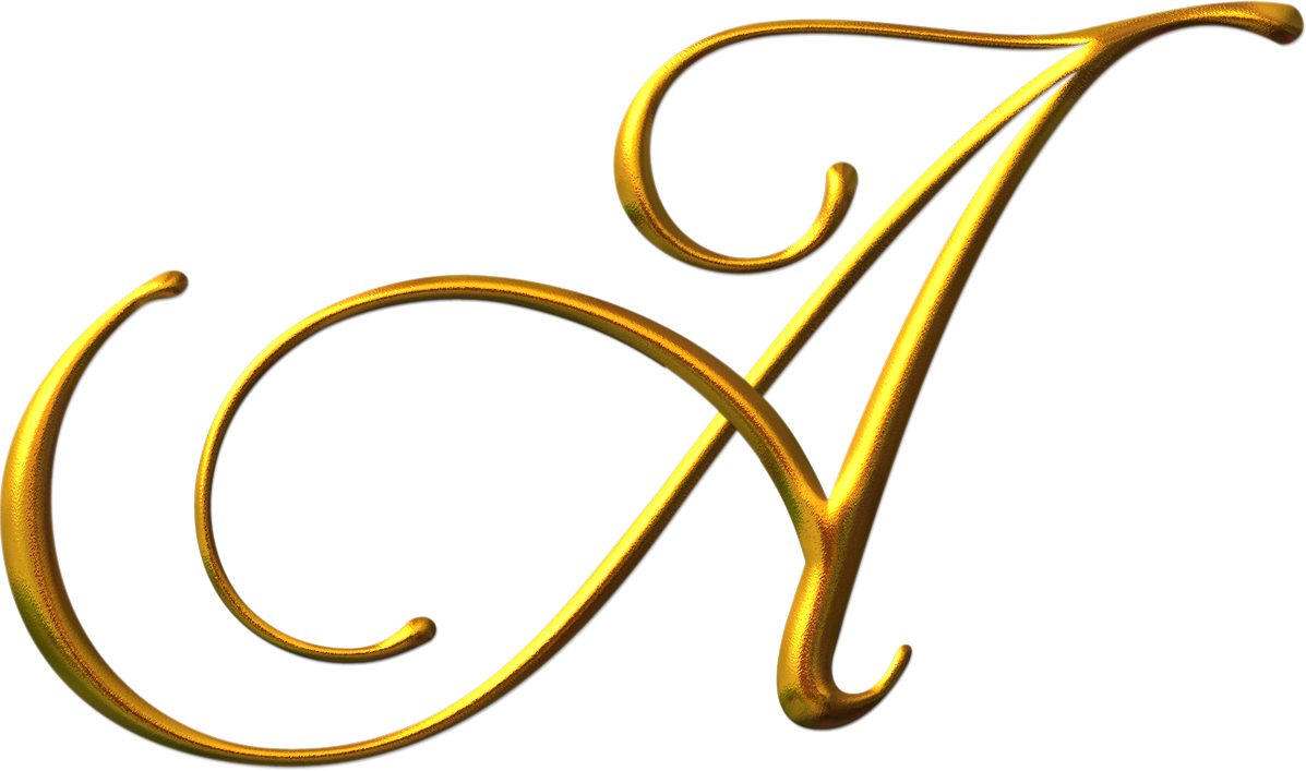 Letras en Dorado. Golden Letters. - Oh my Alfabetos!