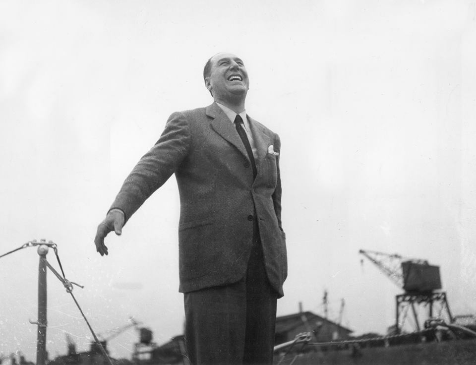 Presidente Juan Domingo Perón embarcándose en el Tequara rumbo a ...