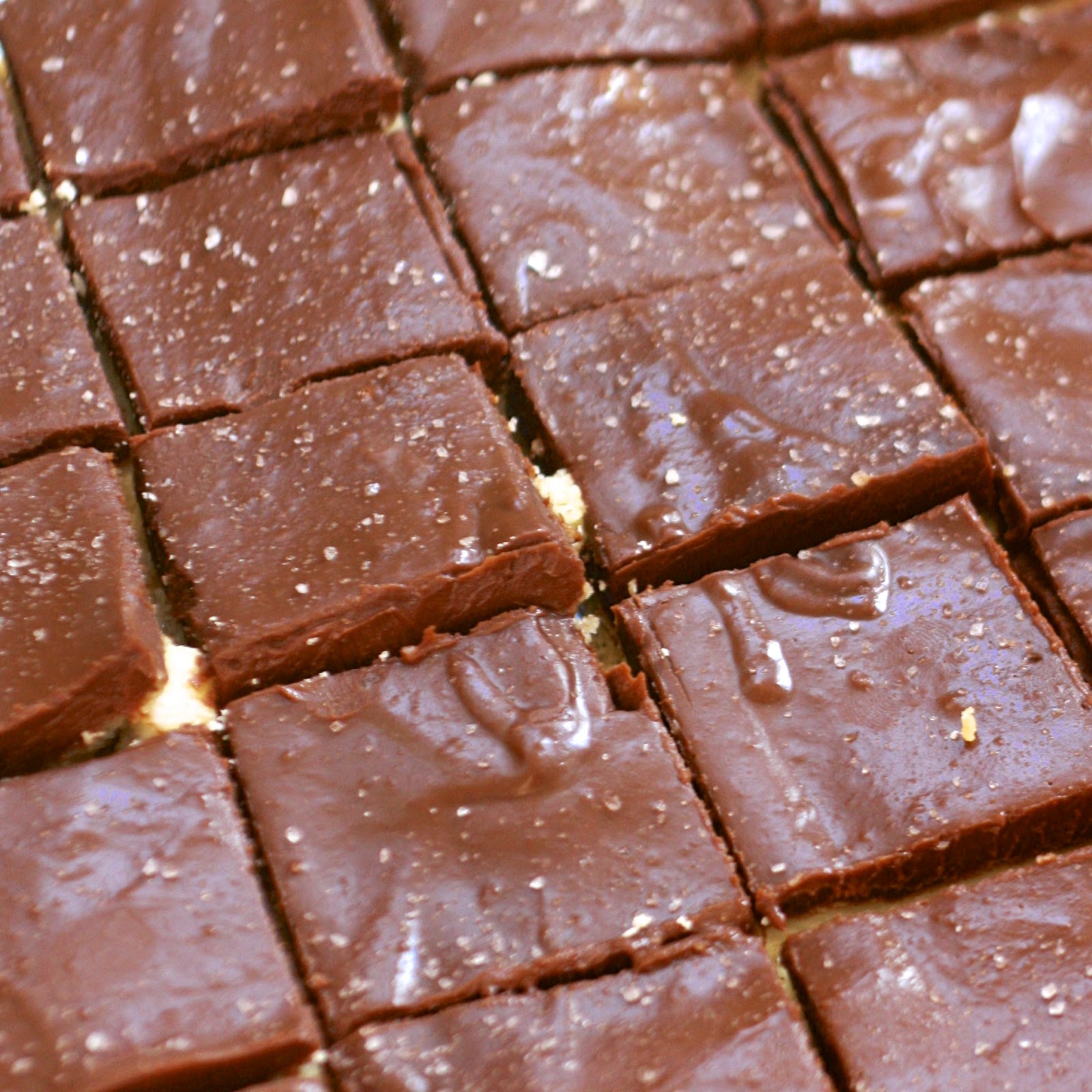 Chocolate Pudding Shortbread Bars | The Sweets Life