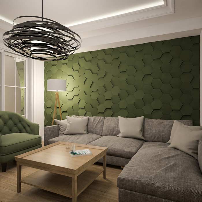 Modern 3d gypsum wall panels choice and installation