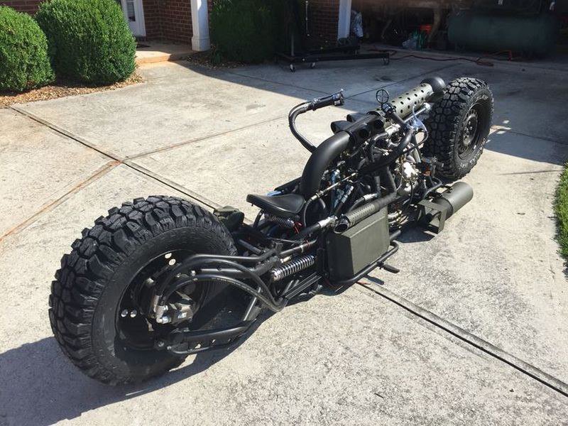 Twin Turbo all-wheel drive diesel motorcycle - My Interests
