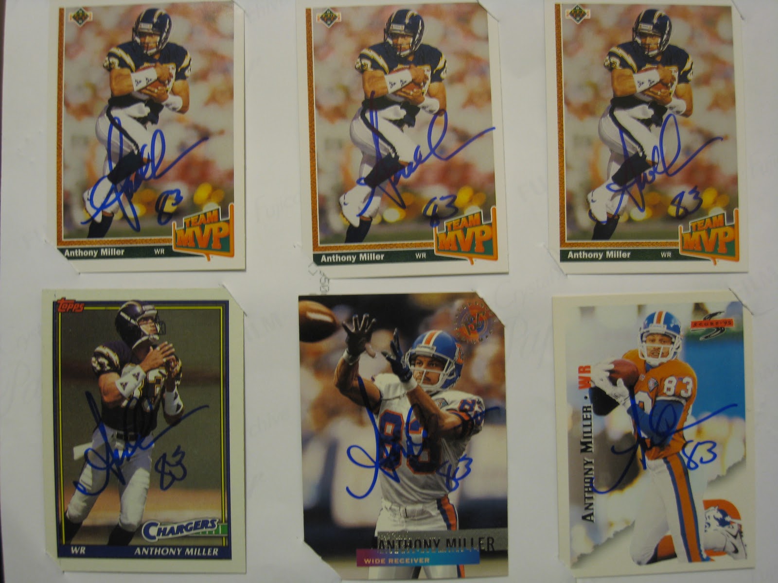 My Autograph Signings: Anthony Miller Signing