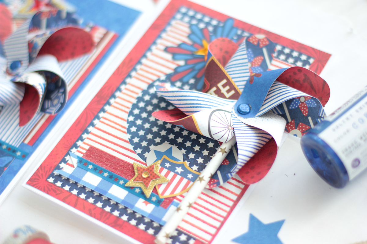 The BoBunny Blog: Celebrating Freedom Cards with Elena