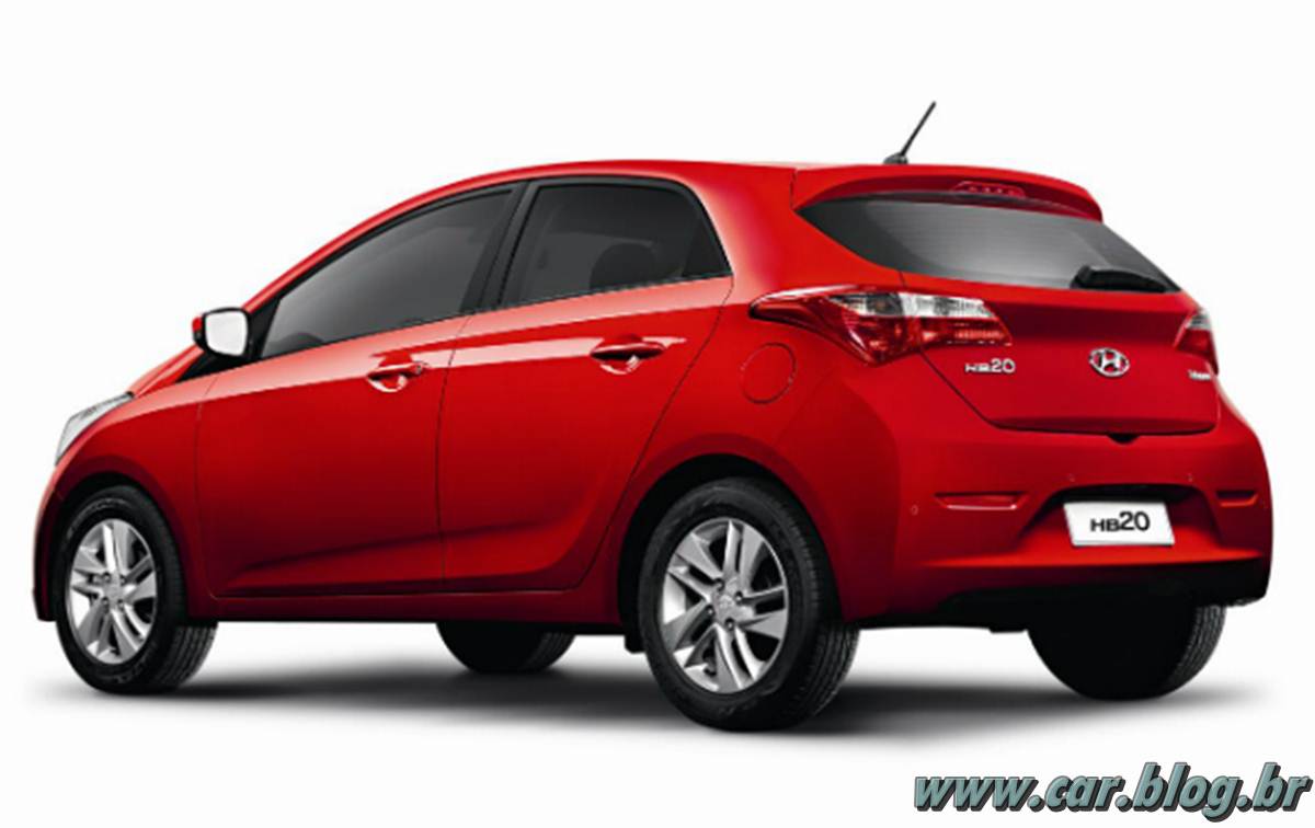 Hyundai HB 20 - Preços entre R$ 31.995 (GL 1.0) e R$ 46.000 reais (GLS ...