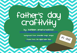 Middle Grades Maven: Mother's Day and Father's Day Craftivities