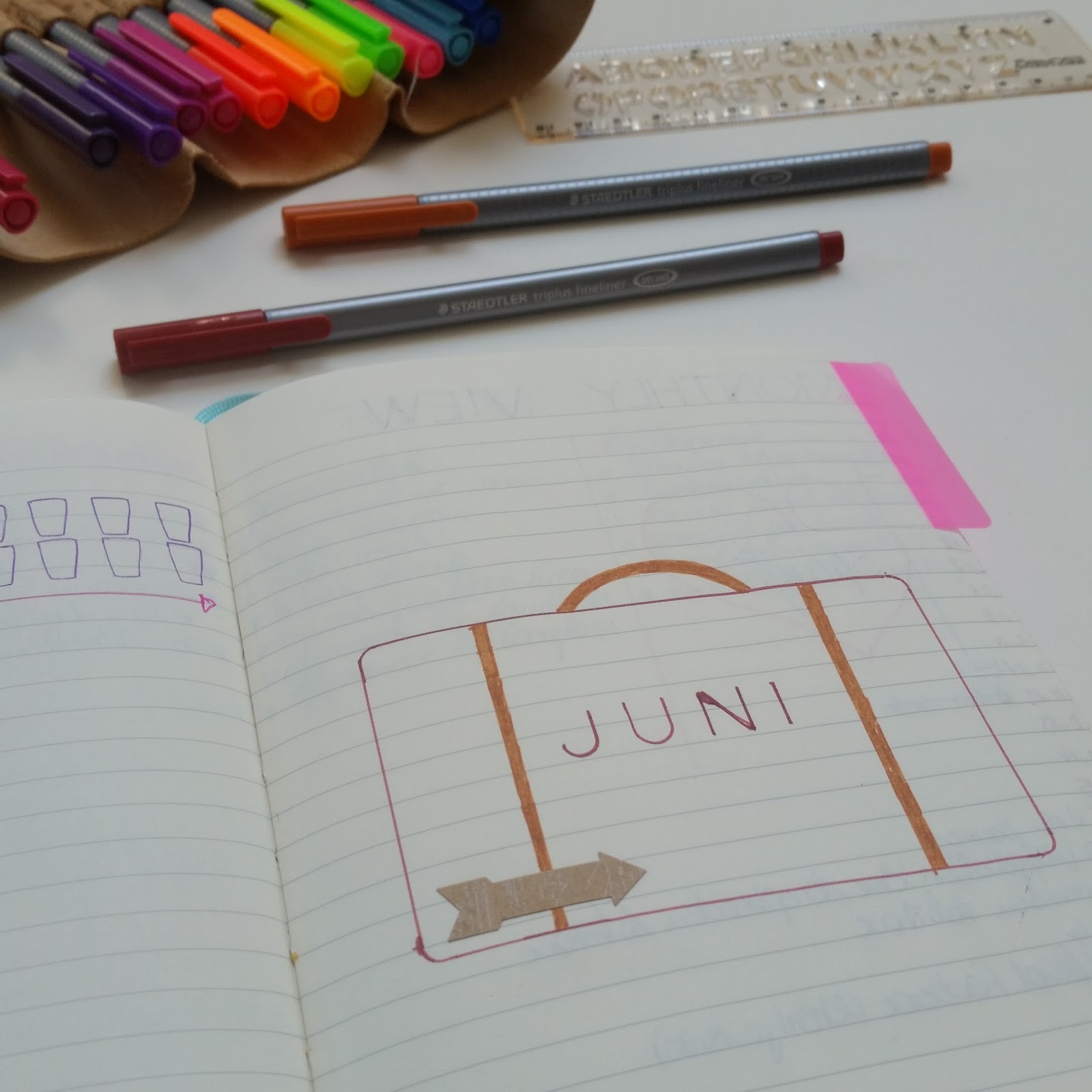 How I bullet journal: vacation