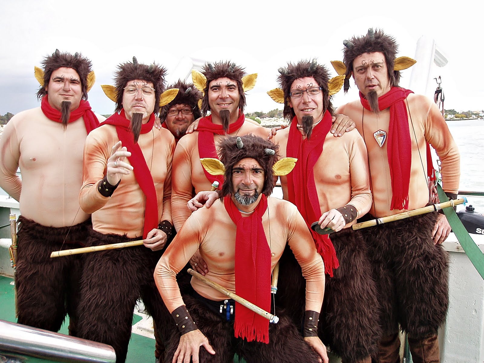 Llegó de la Mitología El Sátiro, pero no satirón... Carnaval 2011.