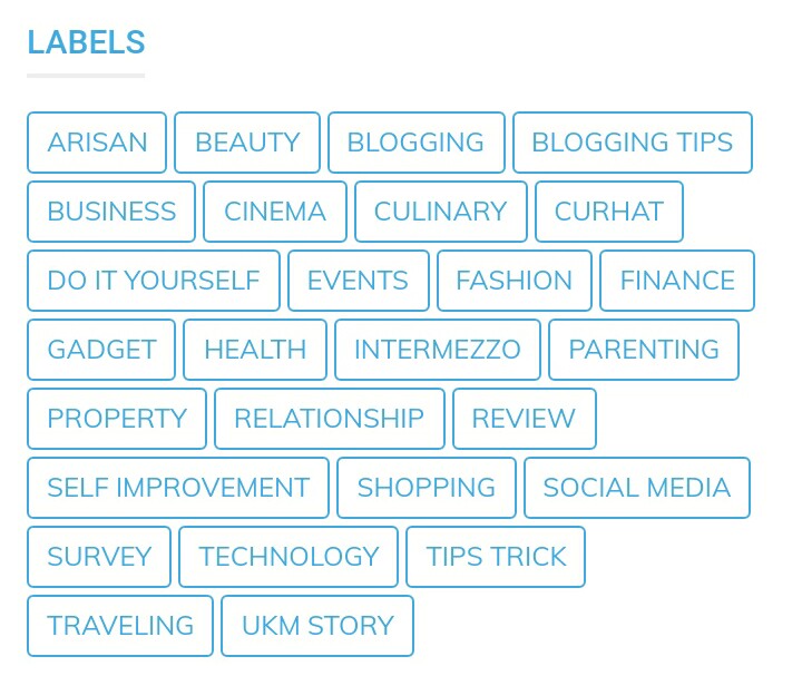 Pentingnya Memasang Label di Blog Post - Dunia Qtoy