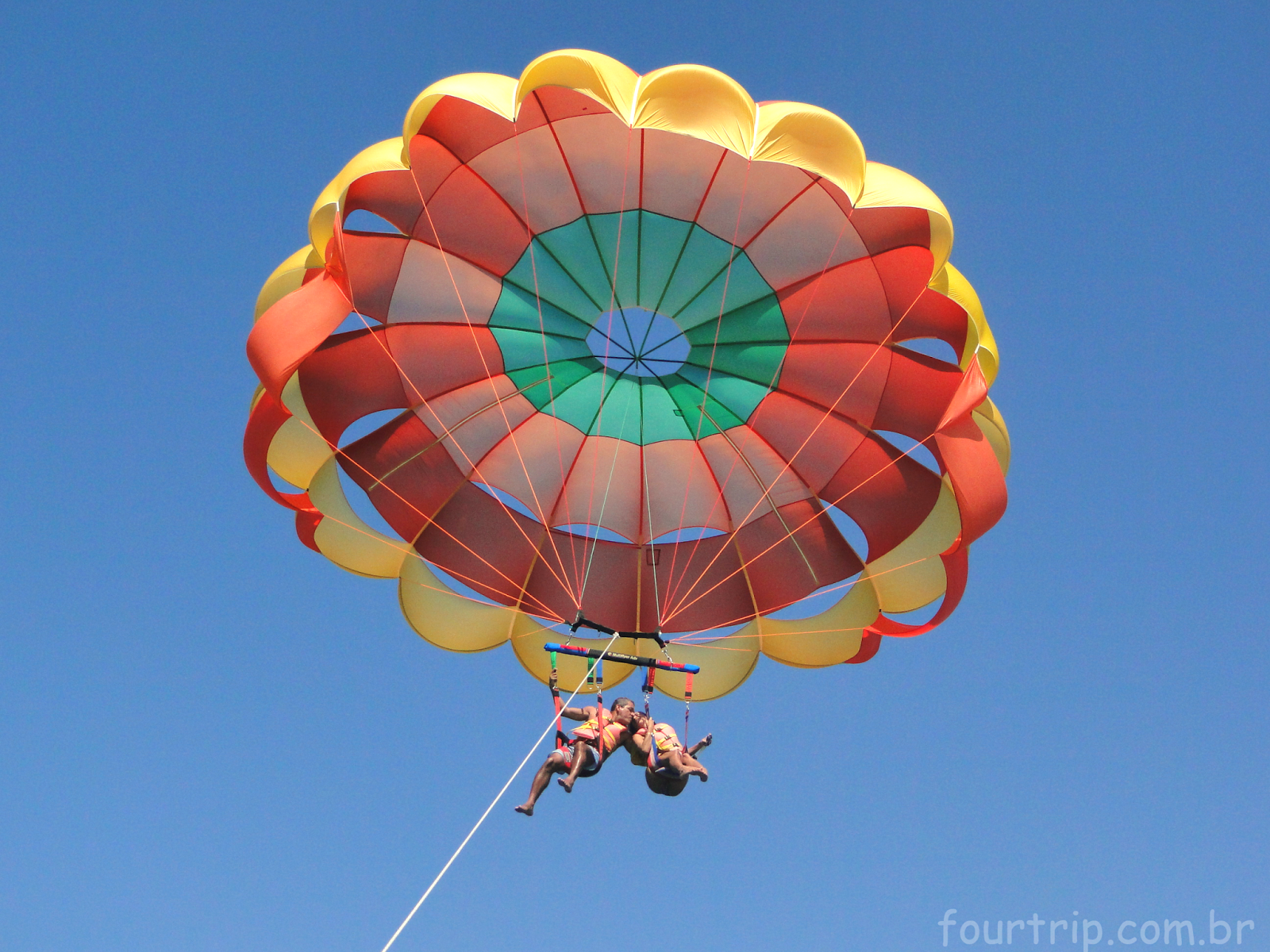 VOO DE PARASAIL EM SAN ANDRÉS | Fourtrip