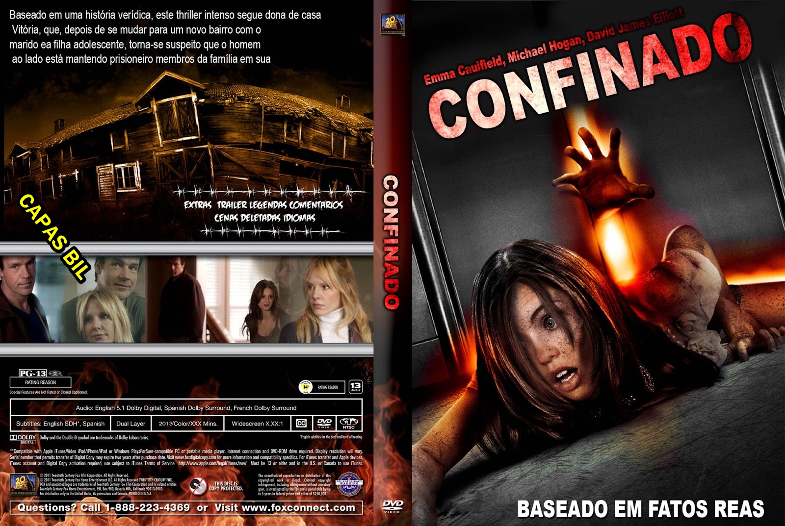 Capas Filmes Suspense: Confinado