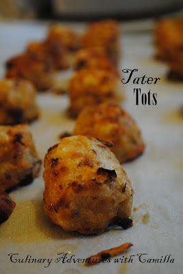Roasted Garlic-Parmesan Tater Tots
