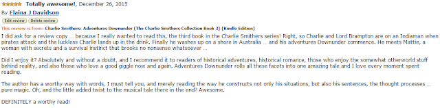 Elaina's Writing World: Review - Charlie Smithers: Adventures Downunder