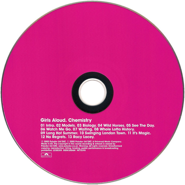 Encarte: Girls Aloud - Chemistry - Encartes Pop