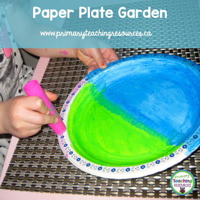 Paper Plate Garden Craft - Primary Teaching Resources