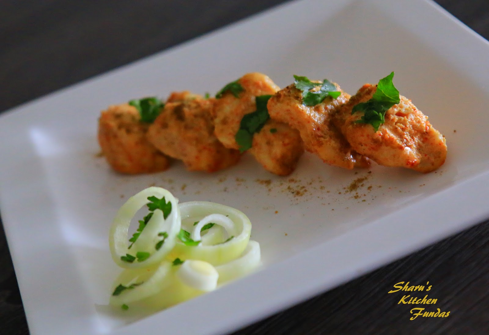 Sharu's Fundas: Chatpata Chicken kebab