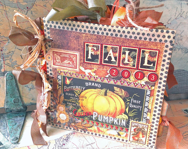 starrgazer creates: Fall Journal with Texture Tutorial