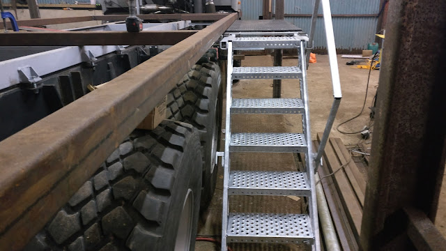Tatra Overland Truck Build: Slide out Step System, Part 2