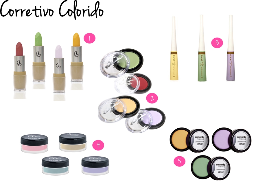 Belleza K: Tudo Sobre: Corretivo Colorido