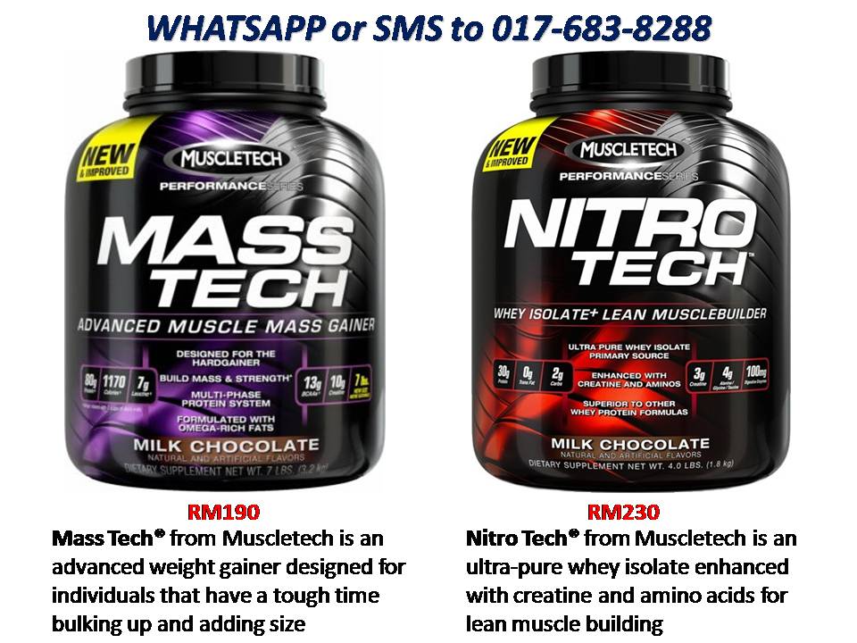 Bonanza: MUSCLETECH MASSTECH NITROTECH / SYNTHA / DYMATIZE / GIFTED ...