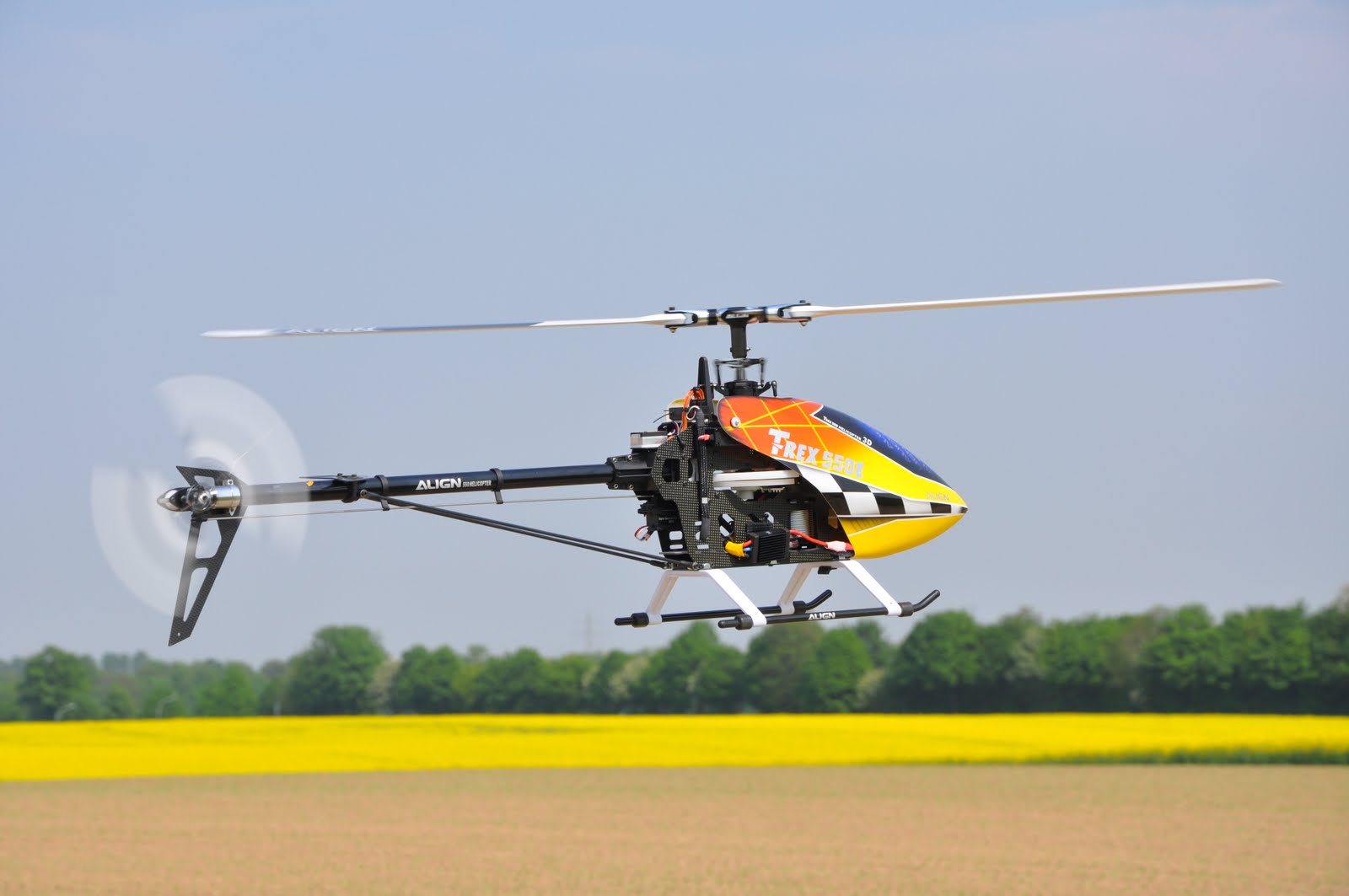 RC Heli - T-Rex 550 - Diabolo : April 2011