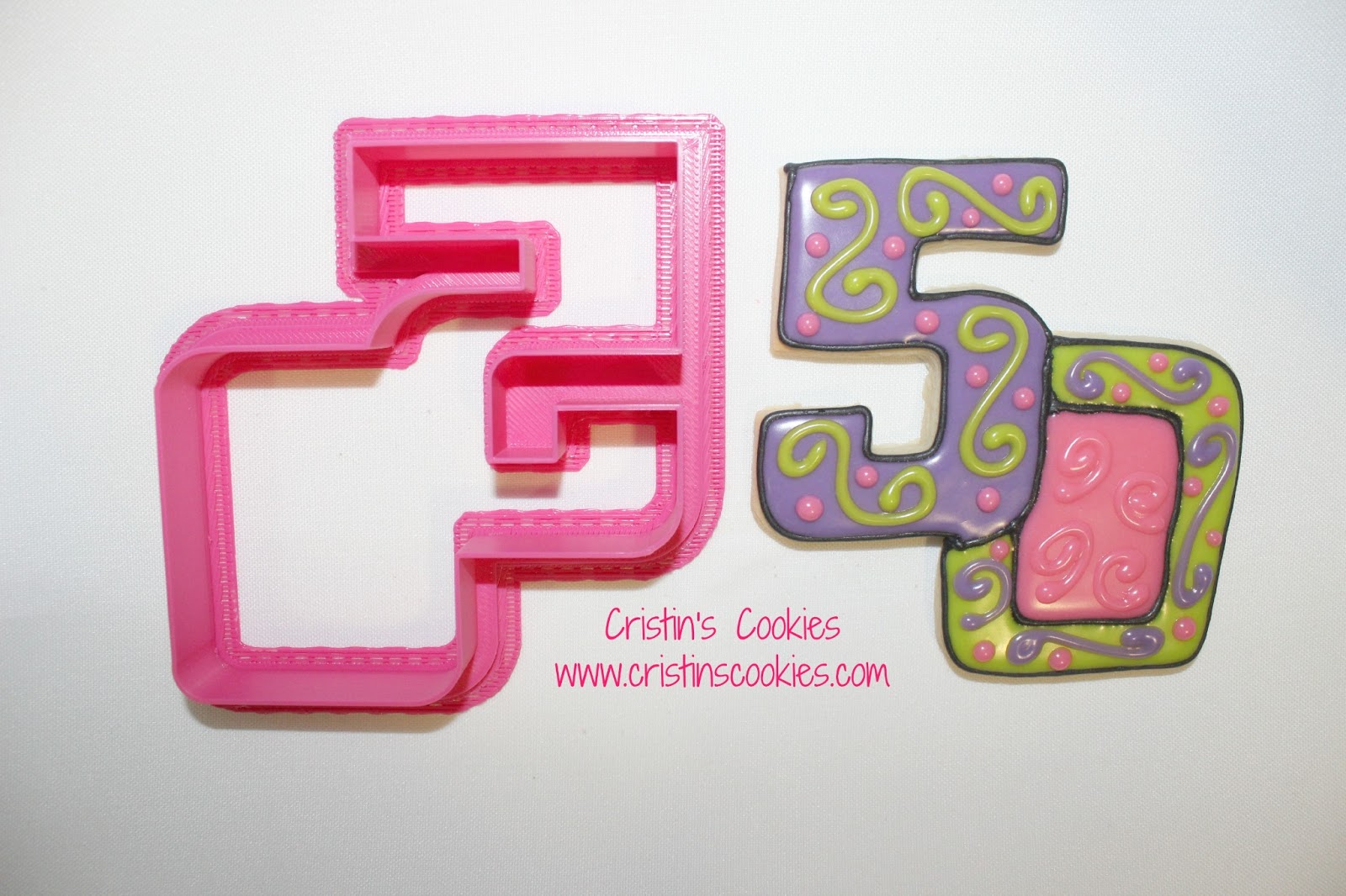 Cristin's Cookies: Number 50 Cookies and a New Cookie Cutter