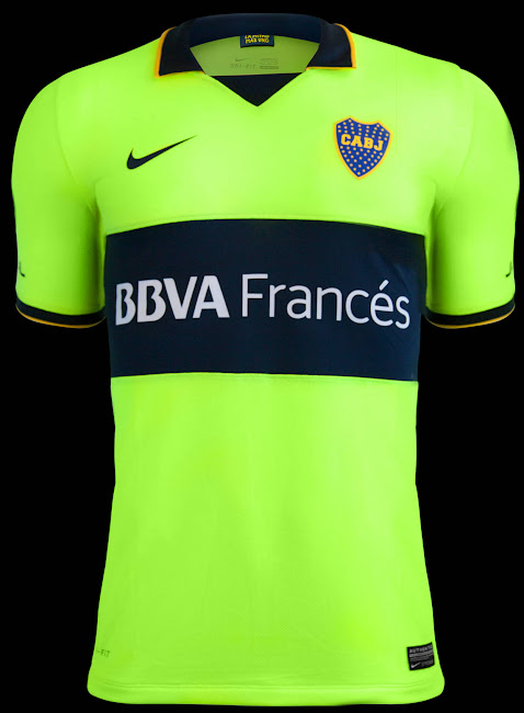 Boca Juniors 2014 Fluo Yellow Third Kit Unveiled - Footy Headlines
