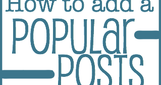 5 Advance Popular Post Widget for Blogger - Sora Blogging Tips