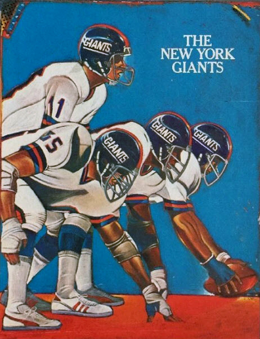 Pro Football Journal Presents: NFL Art: New York Giants Media Guide ...