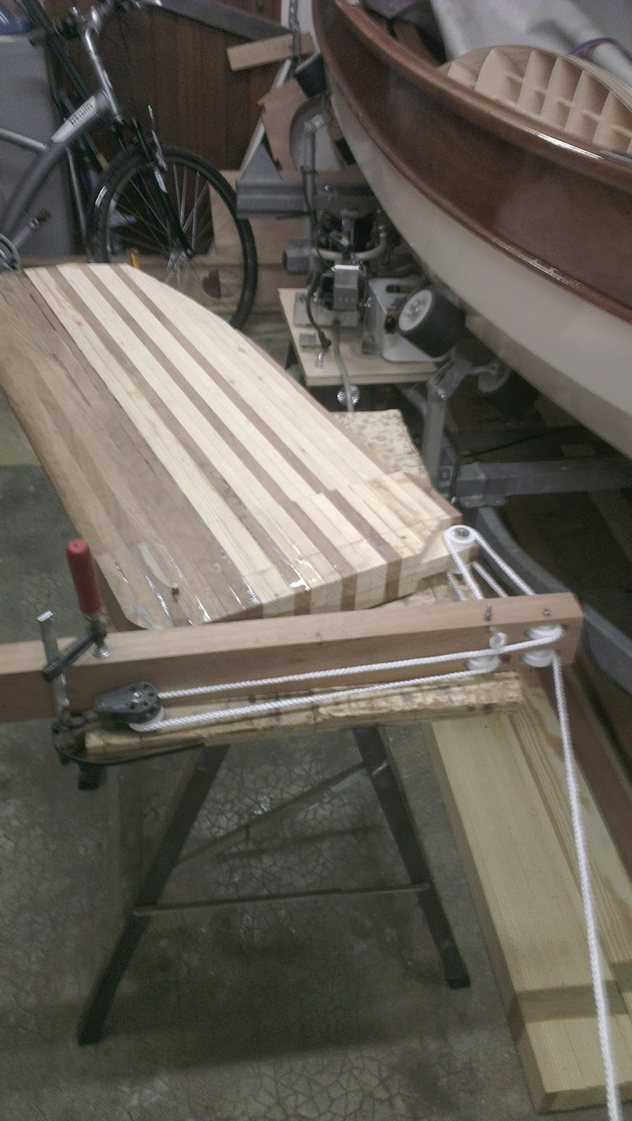 Building and sailing a John Welsford Pathfinder: Centerboard lifting ...