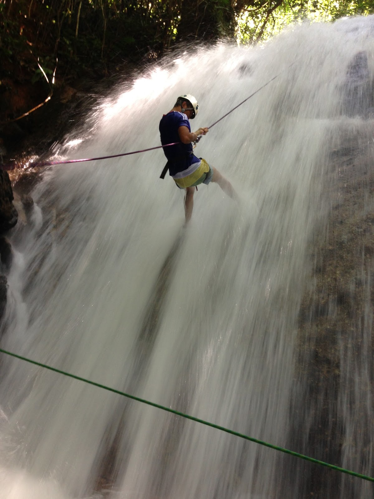 Waterfall Abseiling @Ulu Geruntum Waterfall, Gopeng