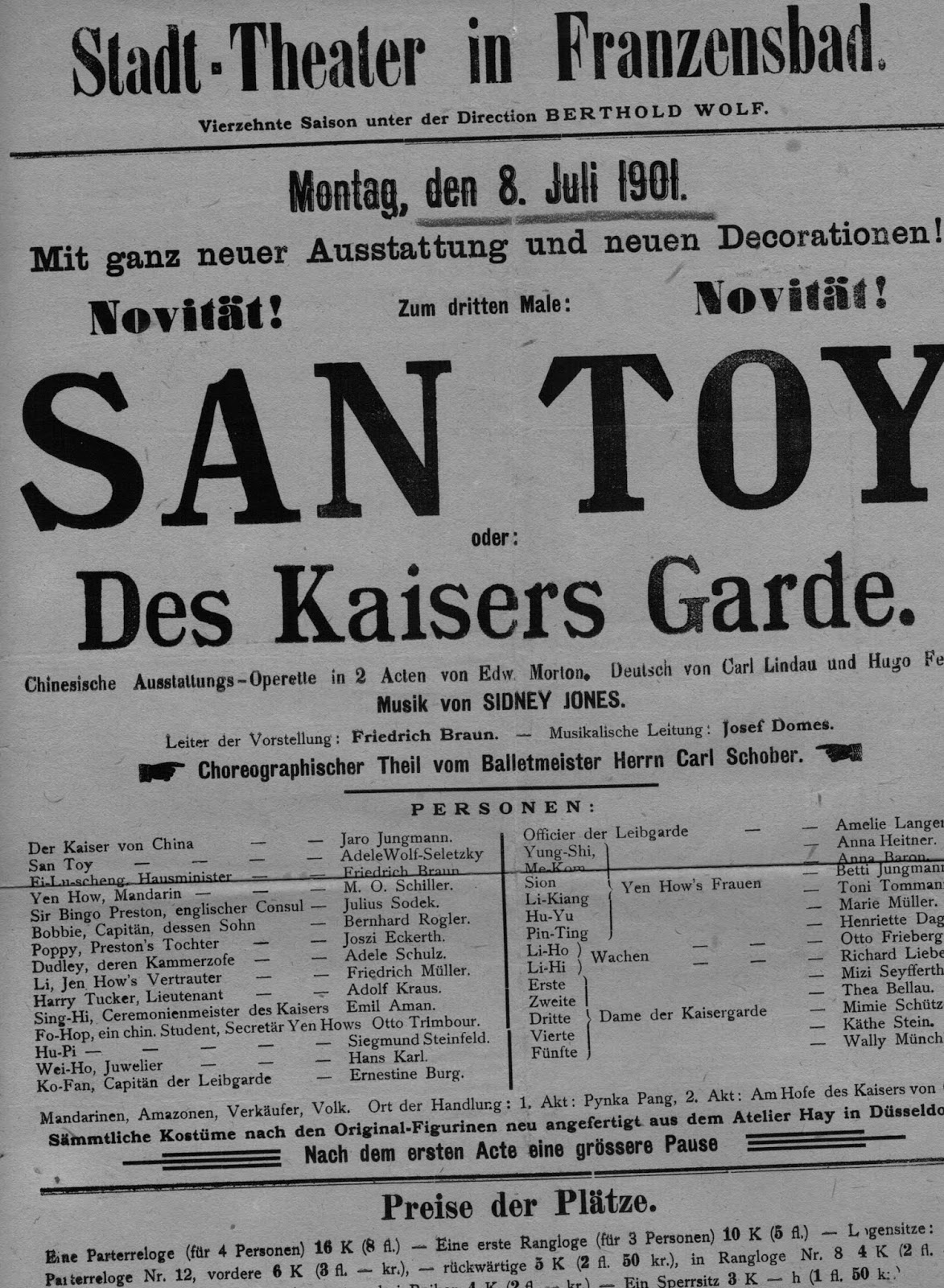 Kurt of Gerolstein: Felix the composer ...