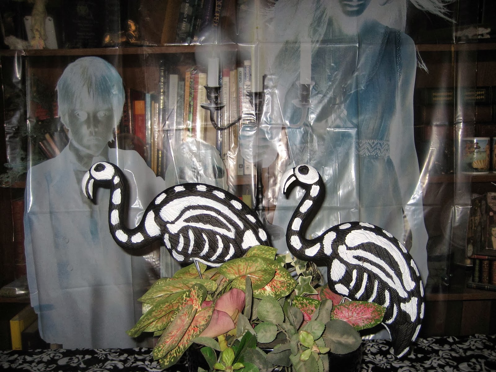 DIY Skeleton Flamingo