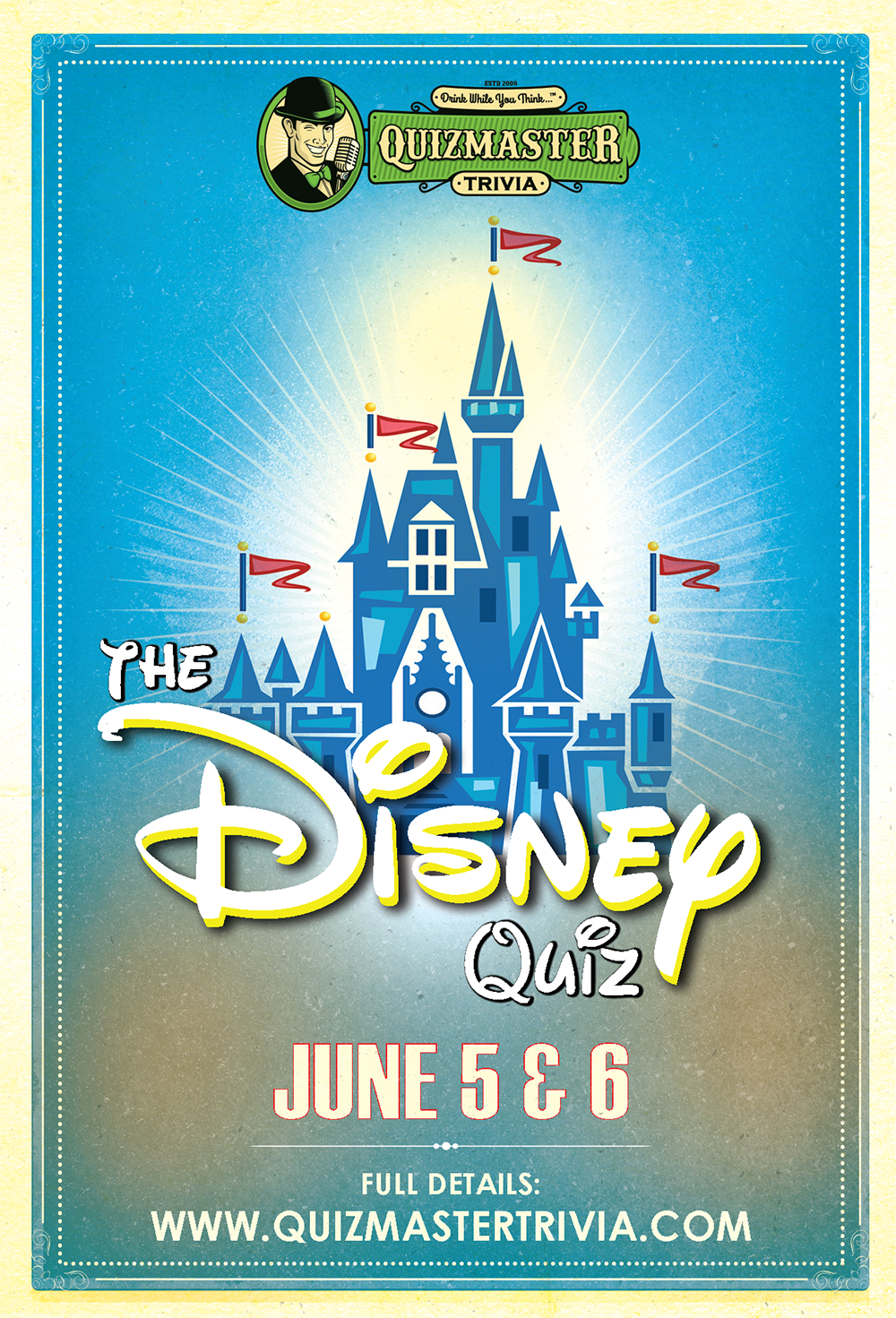The Greatest Quiz on Earth... Disney Trivia is June 5th/6th ...