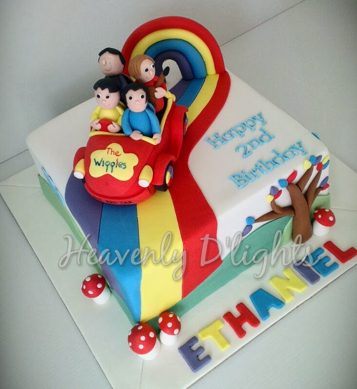 Heavenly D'lights: The Wiggles Birthday Cake for Ethaniel
