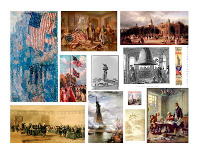 Plush Possum Studio: Patriotic Collage Sheet: featuring Independence ...