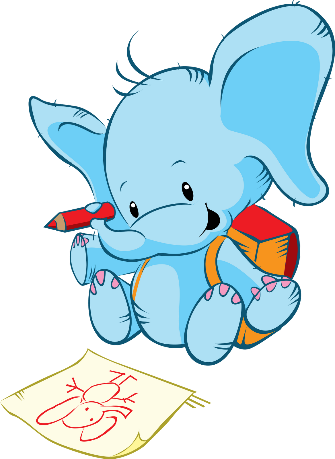 Dibujos de elefantes infantiles - Imagui