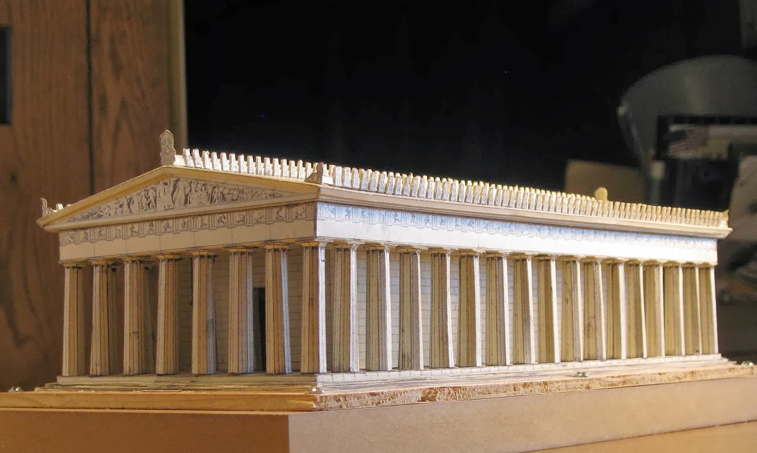 Jim's Junk!: Paper Landmarks Parthenon card stock model kit; Not for ...