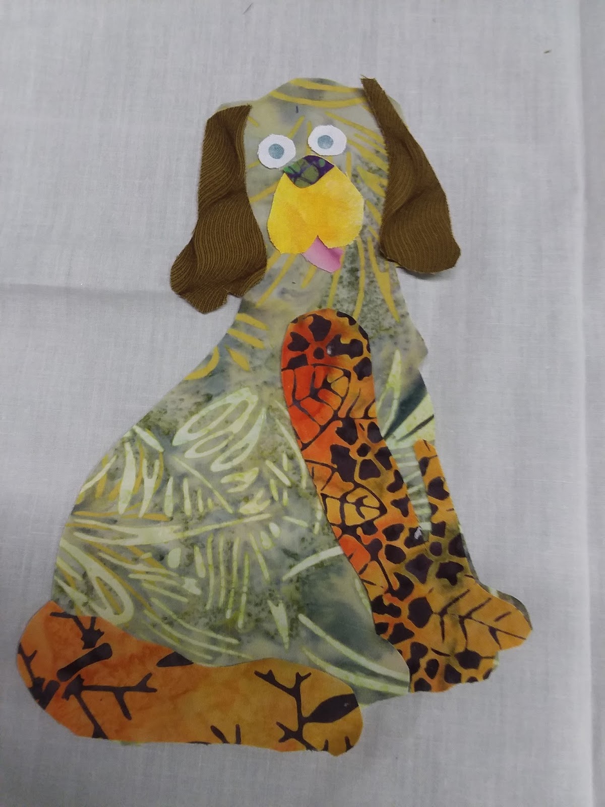 ozarkcastle, MY Creative Side: Applique dogs for a 2018 project