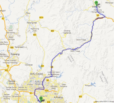 Jalan Alternatif ke Cameron Highlands | abah khalisha