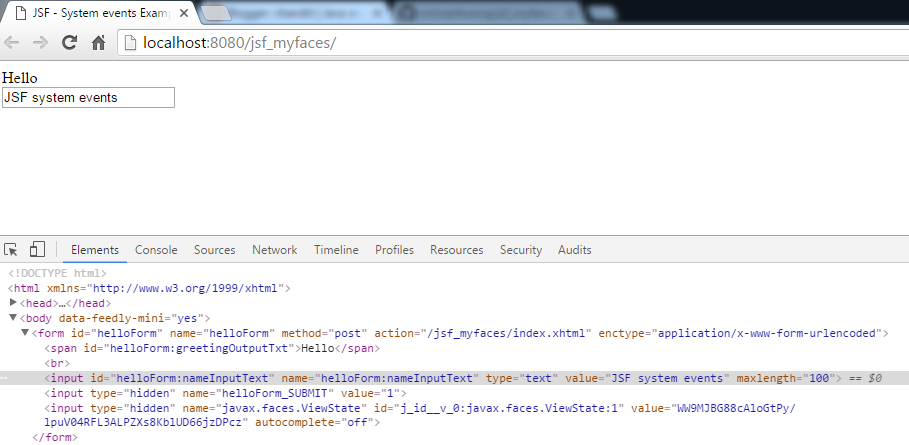 JSF 2 - Dynamically manipulating the component tree with system events