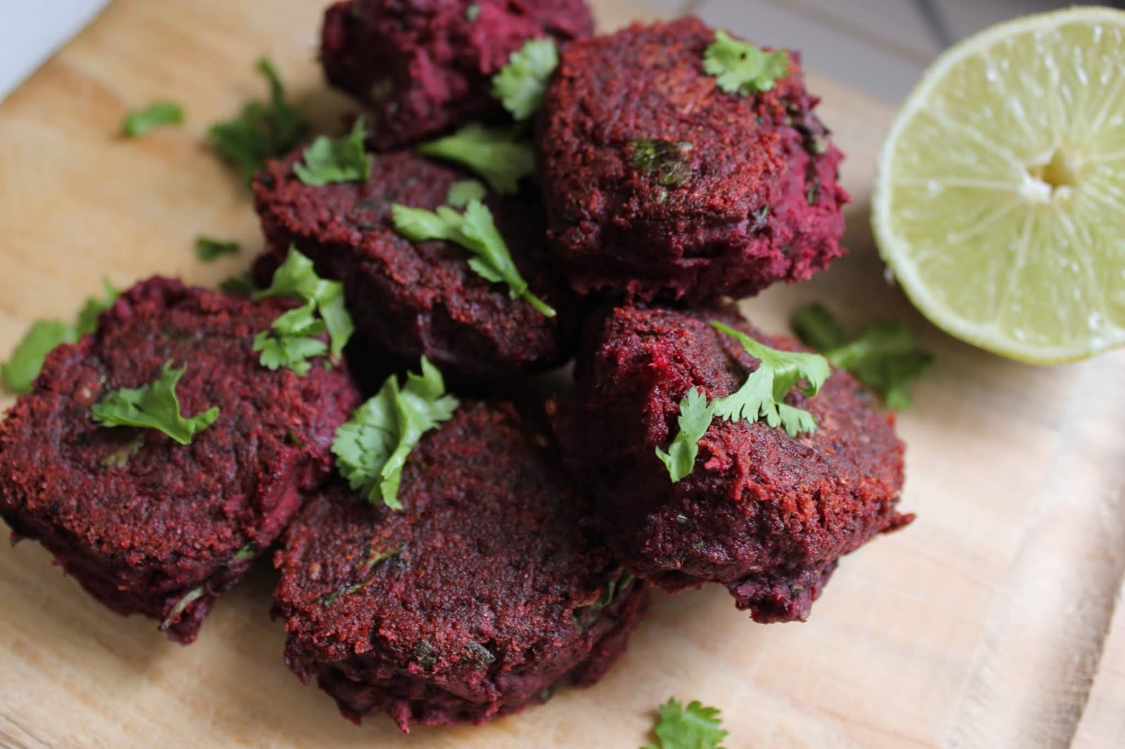 Black Bean and Beetroot Falafel