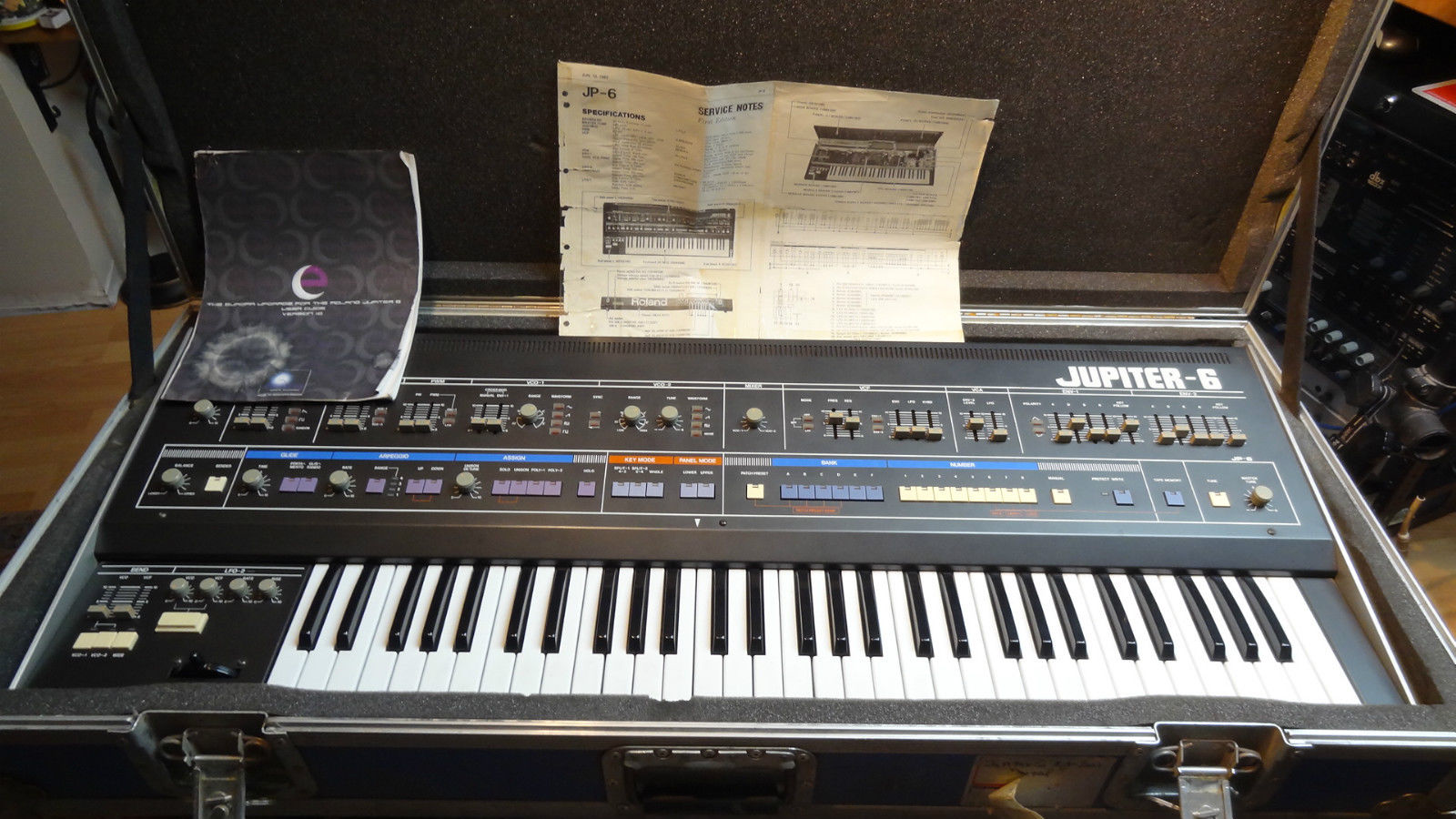 MATRIXSYNTH: Roland Jupiter 6 Analog Synthesizer with Europa, Flight ...